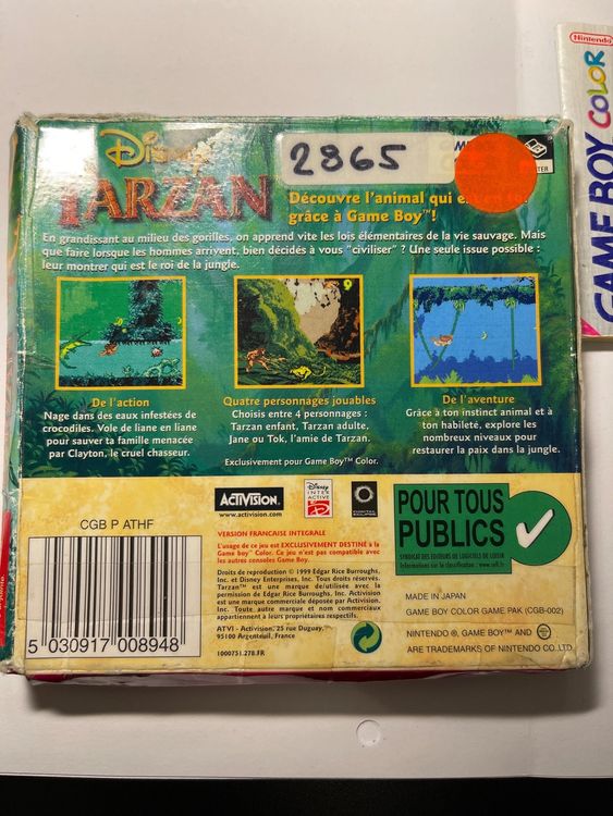 TARZAN Game Boy Color in OVP (Gebraucht) in Derendingen für CHF 24 ...