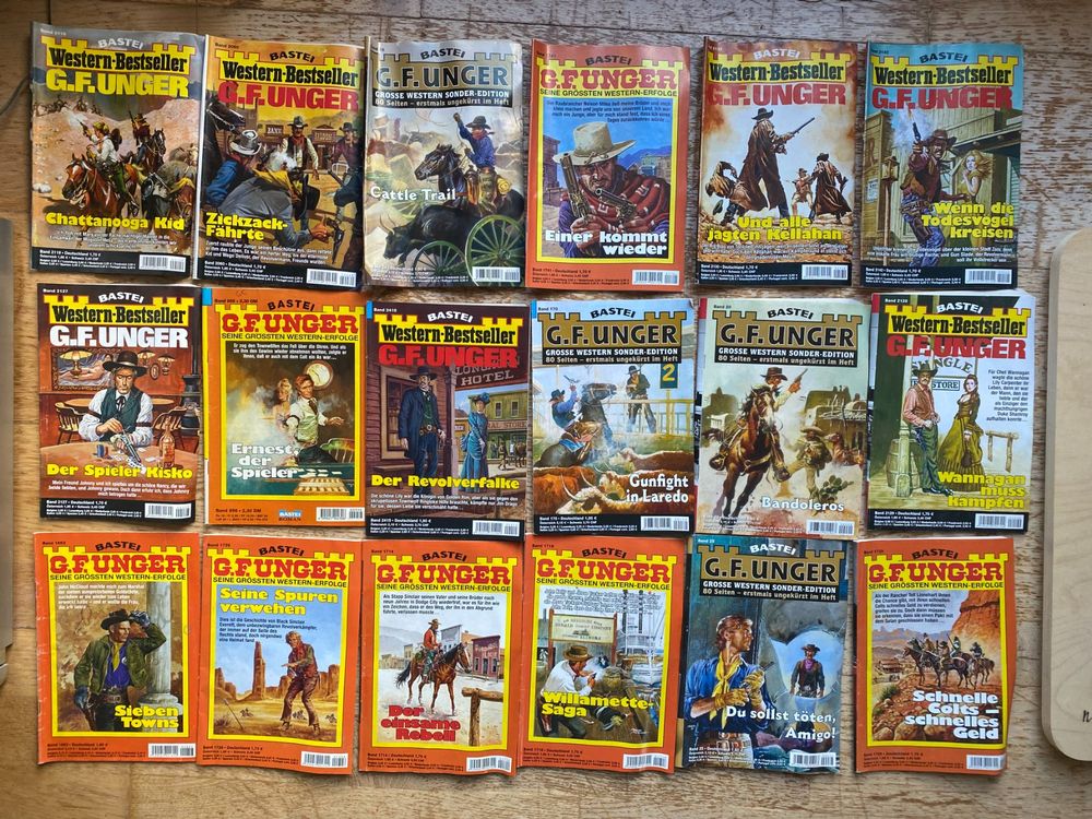 G.F. Unger Western - 51 Einzel- und 7 Sammelhefte | Kaufen auf Ricardo