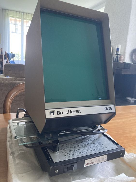 Bell&Howell SR-VII Filmlesegerät, Top Zustand, Rarität (Neu (gemäss ...