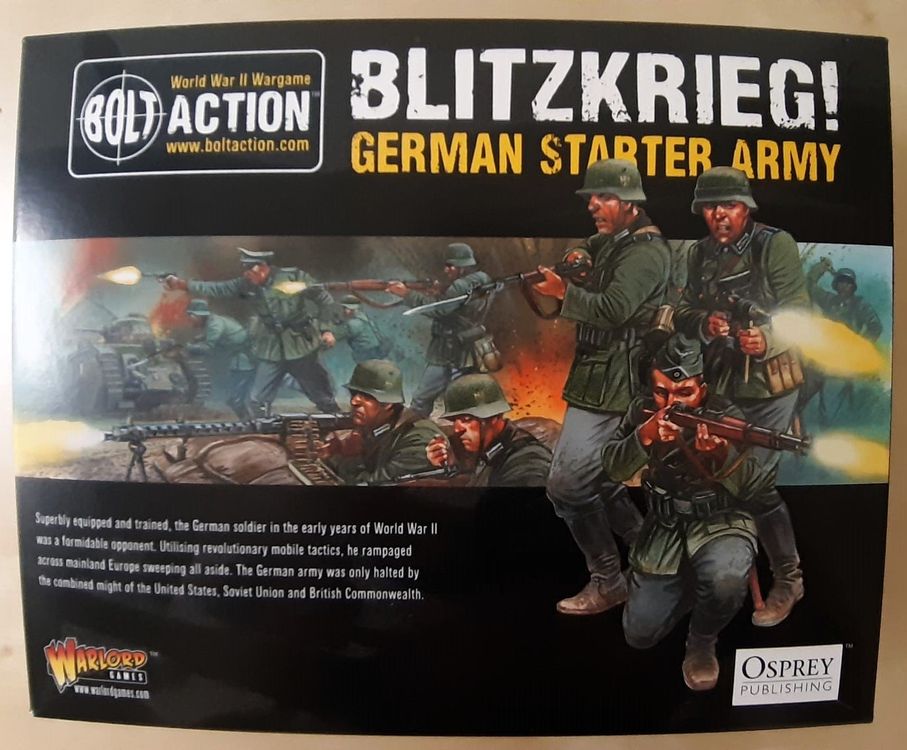 Bolt Action: Blitzkrieg! German Starter Army Tabletop WW2 (Neu und ...
