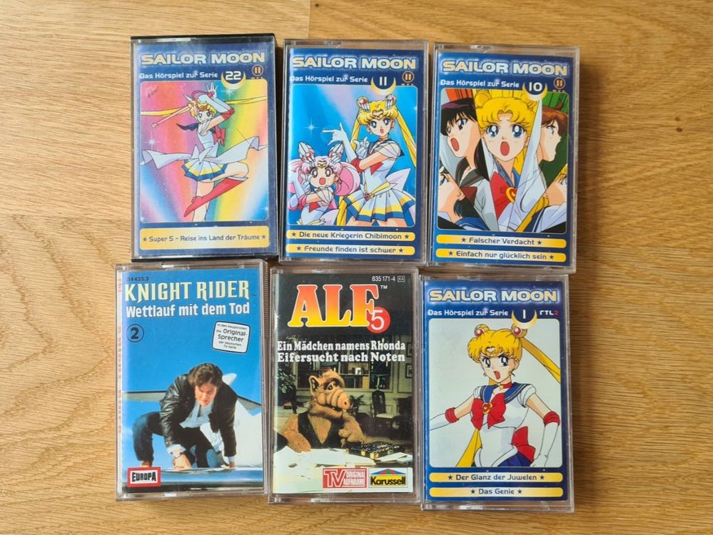 Sammlung Kinder Hörspiel/Hörbuch Kassetten: SAILOR MOON, ALF | Kaufen auf Ricardo
