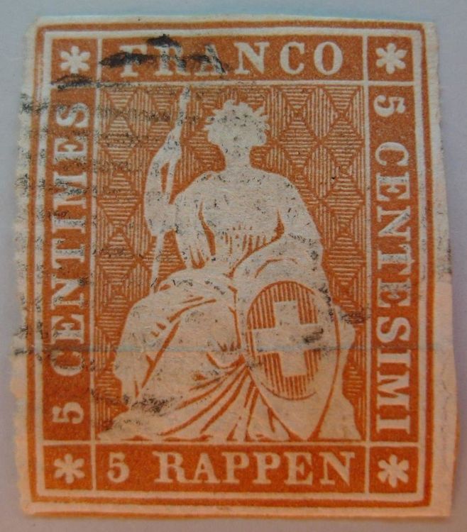 22Aa (22A1), fehlerfrei mit Attest Hermann, Kat: 2250.-+ (Gebraucht) in ...