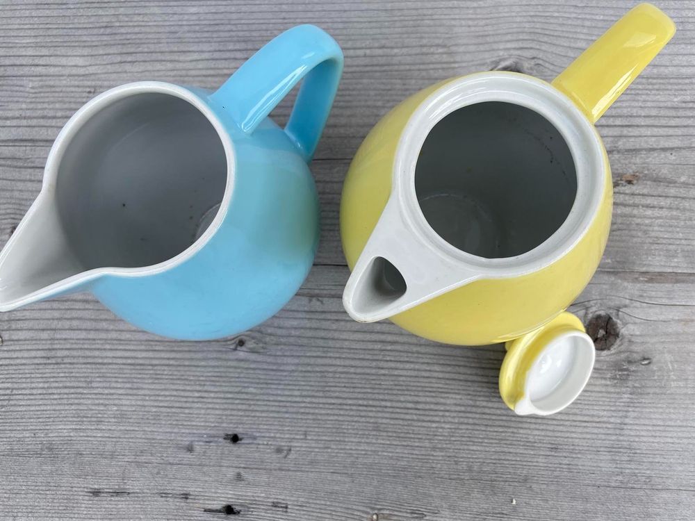 1+1 Rössler Carona Krug Kaffeekrug vintage Porzellan 1 Liter (Gebraucht ...