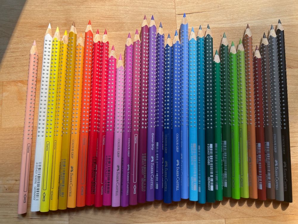 Faber Castell Colour Grip Farbstifte - 31 Farben | Kaufen auf Ricardo