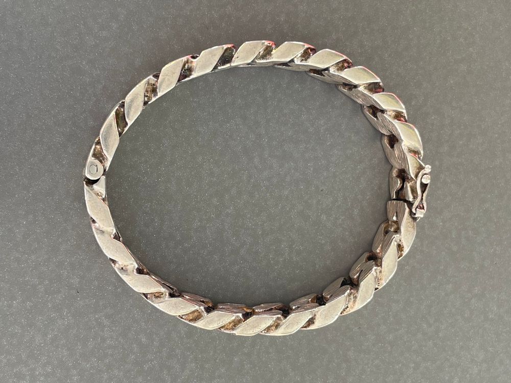 BAUHAUS Franz Scheurle 925 Silb Armspange Kette 57g RAR (Gebraucht) in Basel für CHF 169 – mit ...