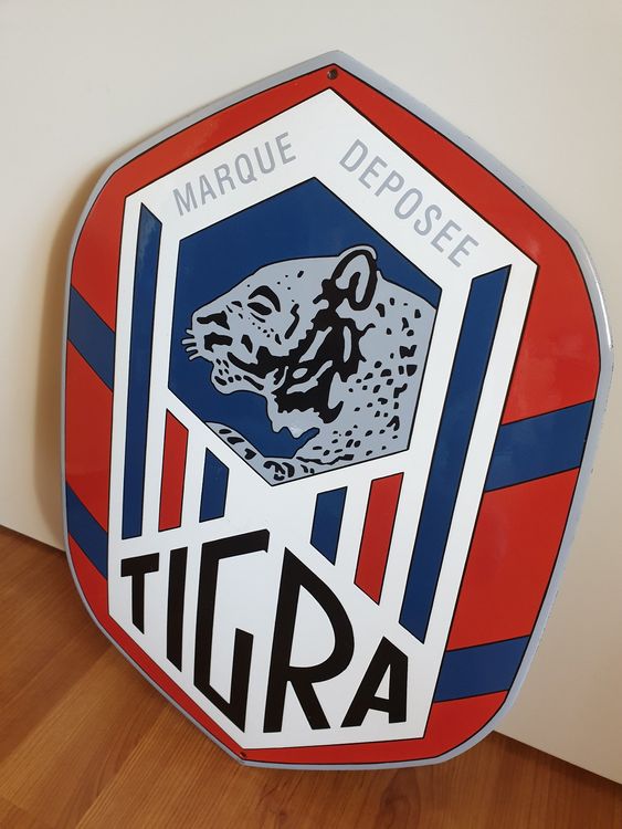 tolles Tigra Emailleschild Mofa Töffli Caravelle Sachs Puch | Kaufen ...