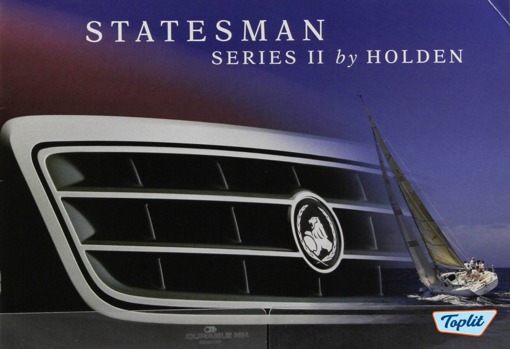 ORIGINAL NEUWAGEN PROSPEKT HOLDEN STATESMAN SERIES II - 1996 (Gebraucht ...