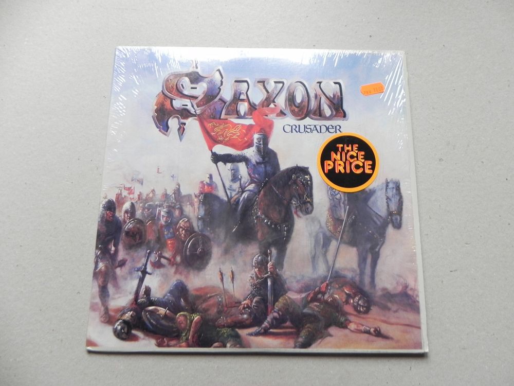 LP engl. Heavy Metal Band Saxon 1984 Crusader in org. Folie (Gebraucht ...
