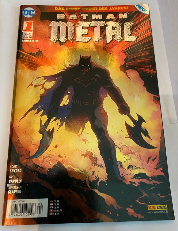 Batman Metal 1, DC Comic | Kaufen auf Ricardo