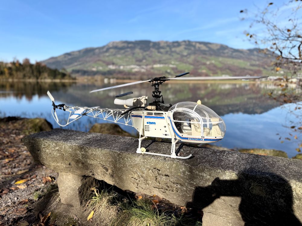 Hirobo Aérospatiale Lama SA-315B RC Hubschrauber (Neu (gemäss ...
