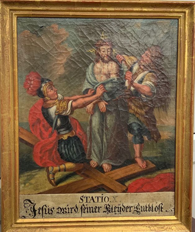 Antike Heilige Kreuzigung Gemälde (Gebraucht) in Root für CHF 100 – mit Lieferung auf Ricardo kaufen