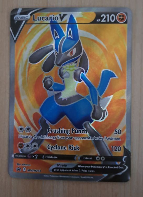 Pokemon Lucario V (Gebraucht) in Lichtensteig für CHF 1 – mit Lieferung ...