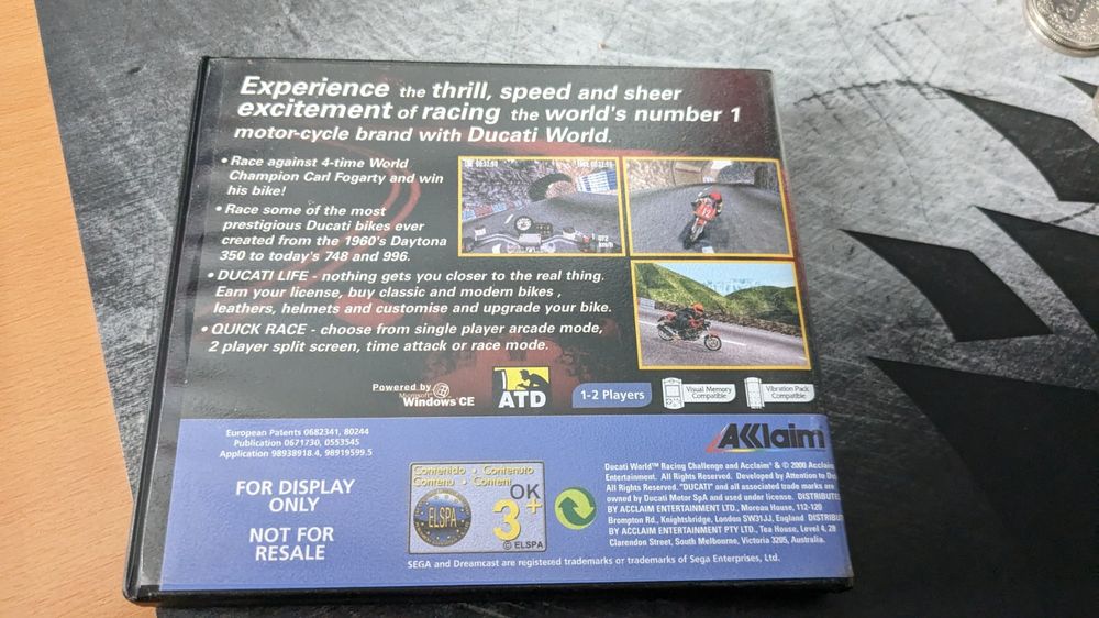 Ducati World - Sega Dreamcast - PROMO SAMPLE WHITE LABEL (Gebraucht) in ...