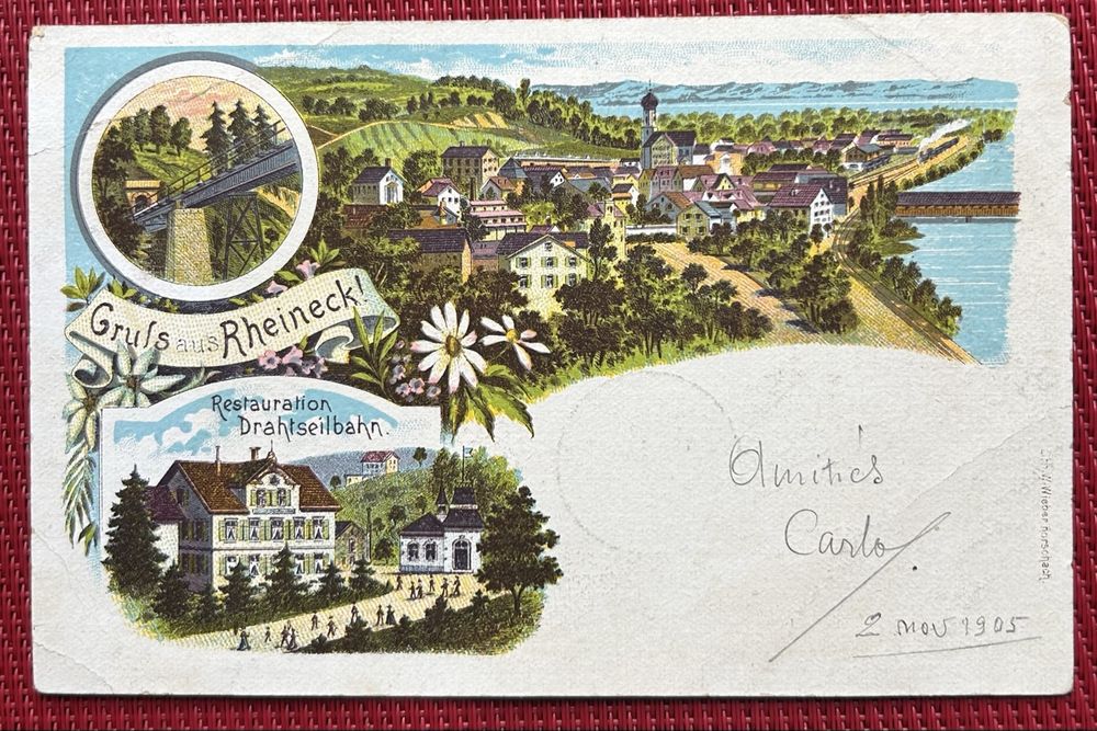 Gruss aus Rheineck Litho (Gebraucht) in Horw für CHF 30 – mit Lieferung auf Ricardo kaufen