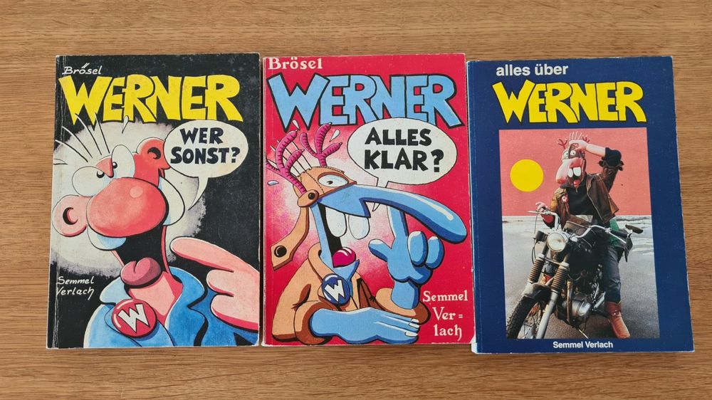 3 Original Vintage WERNER Comics - Semmel Verlag 80er (Gebraucht) in ...