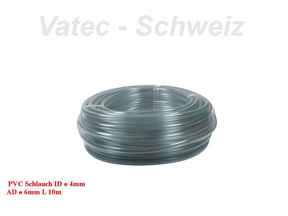 PVC-Schlauch ID ø 4mm AD ø 6mm L 10m (Neu und originalverpackt) in für ...