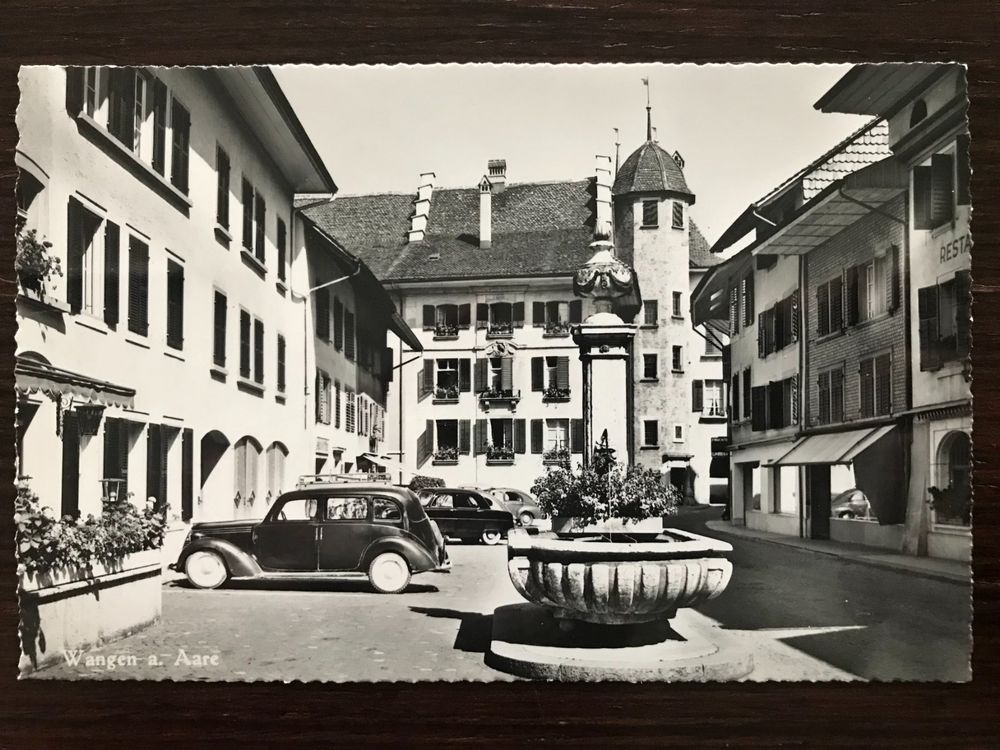 WANGEN AN DER AARE Restaurant Stadtgarten, Oldtimer, Brunnen (Gebraucht) in Wald ZH für CHF 3 ...