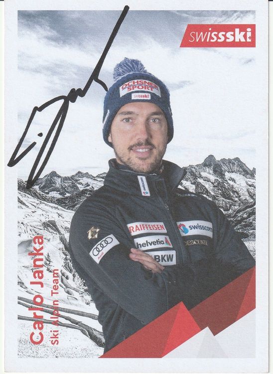 Carlo Janka / Originalautogramm (Gebraucht) in Schwyz für CHF 4 – mit ...