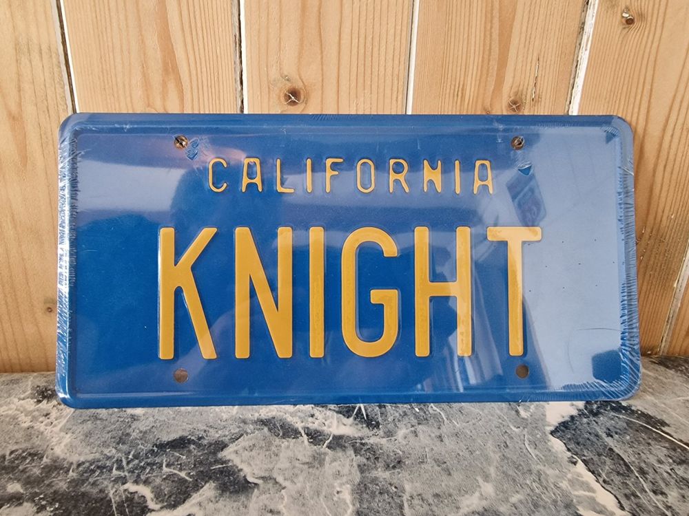 California Knight Rider Blechschild mit Aufkleber | Kaufen auf Ricardo