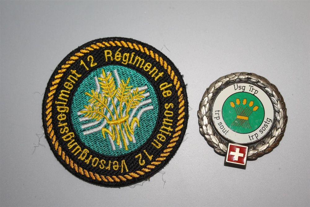 Versorgungsregiment 12 Badge + Vsg Trp | Kaufen auf Ricardo