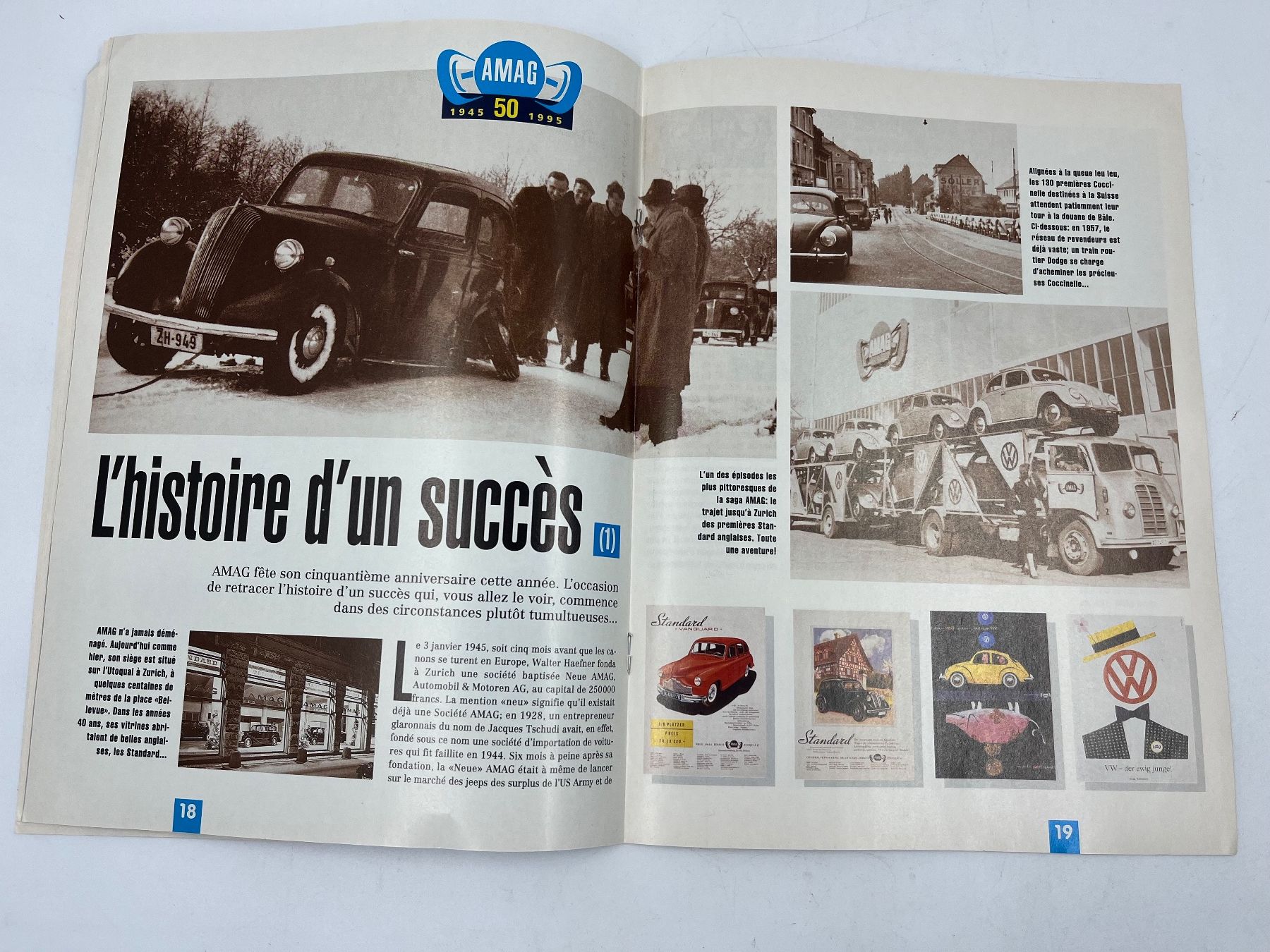 Magazine VW et Audi Suisse n14. Mars 1995 (Neuf (Voir description)) à ...