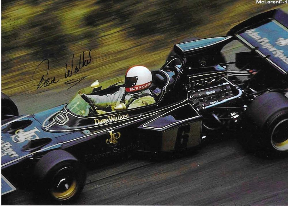 Dave Walker, Lotus 1972, origiginal signiert! | Kaufen auf Ricardo