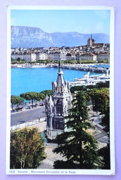 Genève - Monument Brunswick et la Rade | Kaufen auf Ricardo