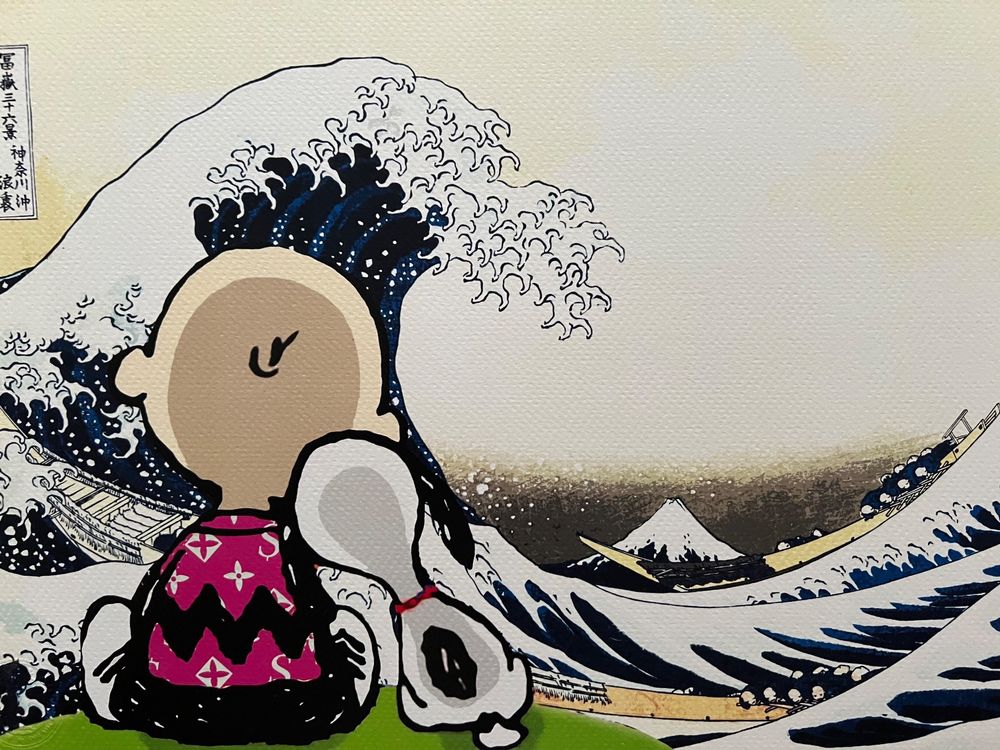 DEATH NYC « Snoopy with Charlie & Kanagawa Wave » 80/100 | Kaufen auf ...