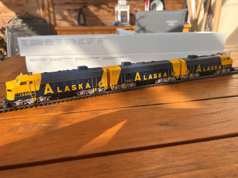 Diesellok "Alaska Railroad" USA EMD F7, H0 AC, Märklin 3462 (Neu und ...