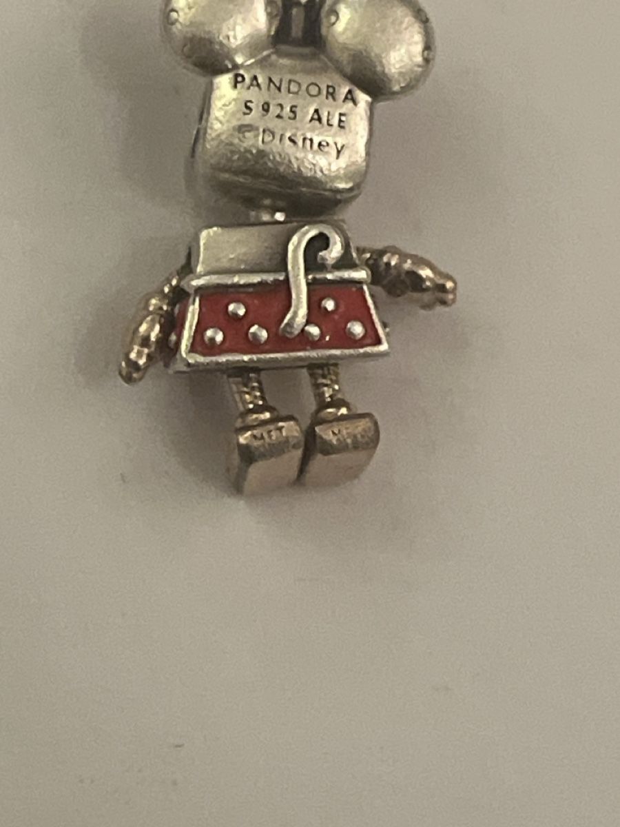 Pandora Disney Minnie Maus Charm, 925 Silber, Top Zustand! ( (Gebraucht ...