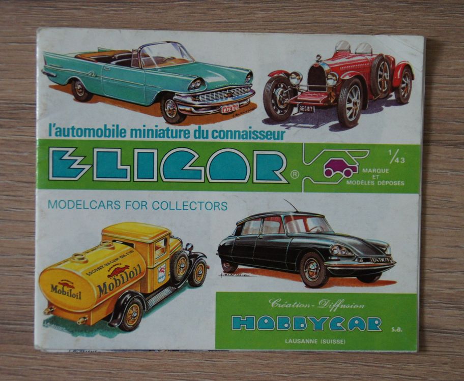 Prospekt Modellauto Elicor 1:43 - ca. 1960er Jahre (Gebraucht) in St ...