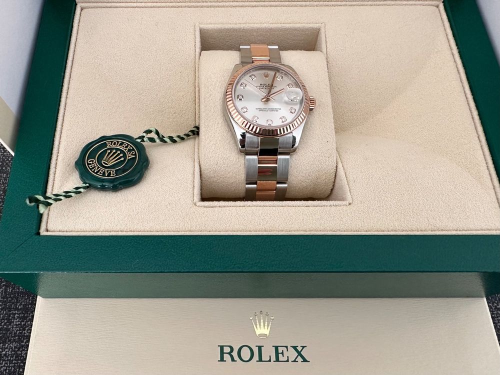 ROLEX Datejust, Roségold, bicolor, 31 mm (Gebraucht) in für CHF 1150 ...