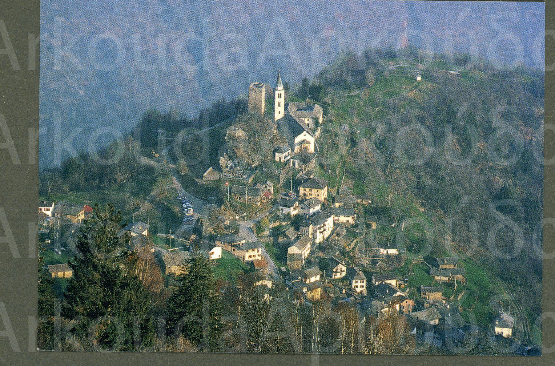 AK color Santa Maria in Calanca GR dal Monte di Baldo ≈ 1990 (Usato) a ...