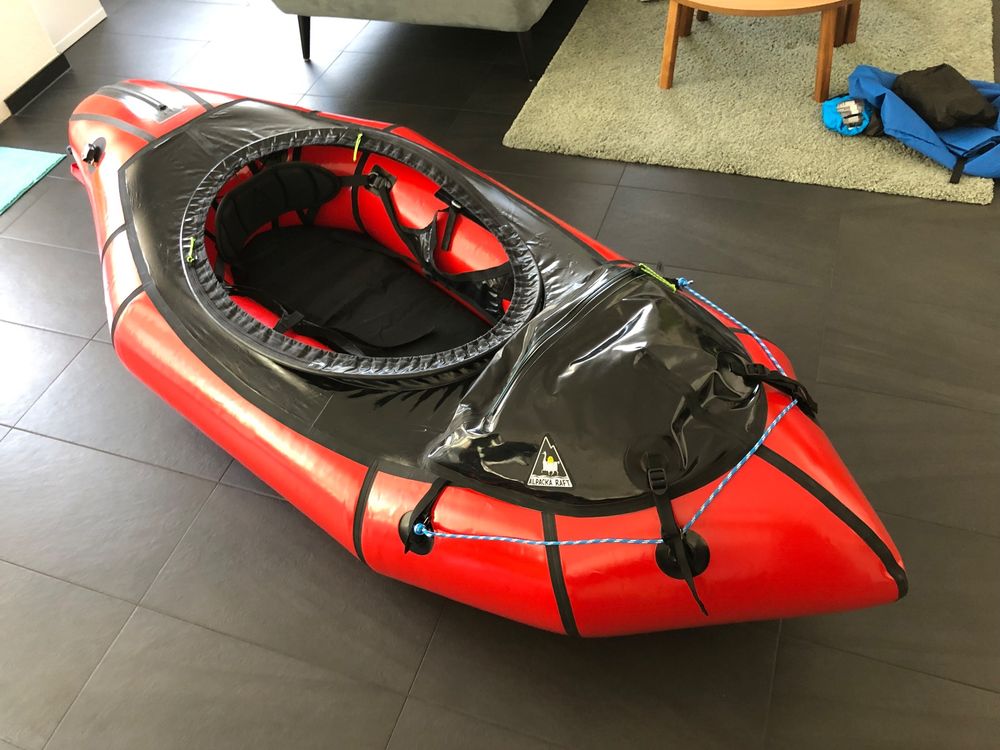 Alpacka Raft Gnarwhal 420d Sierra Red Packraft Wildwasser (Gebraucht ...