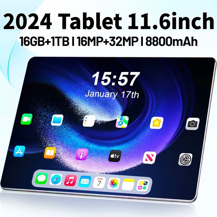 5G Android 12.0 Tablet 11,6 Zoll RAM 16GB ROM 1TB (Neu und ...