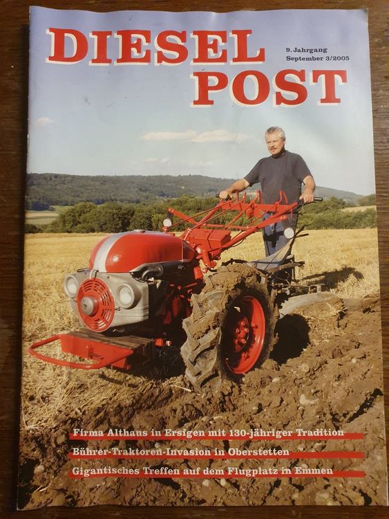 Diesel Post 3/05 Bucher KT 10 Bührer Althaus (Gebraucht) in Flawil für ...