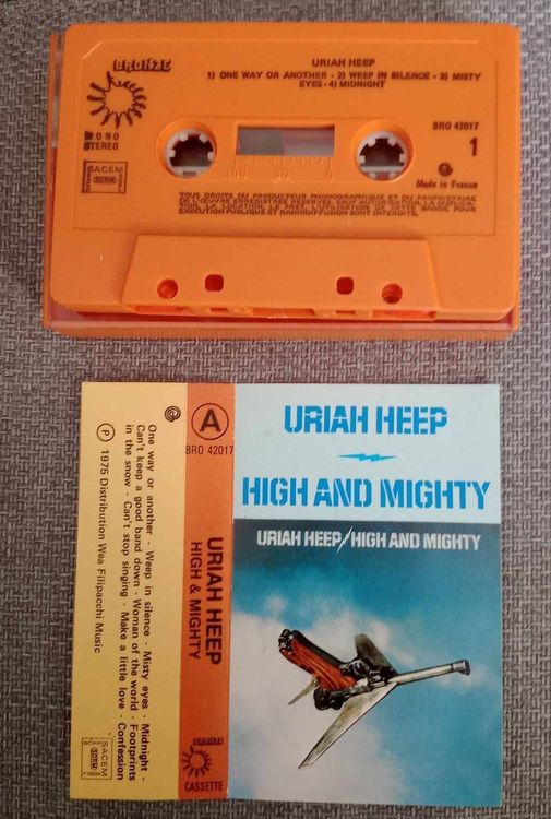 Uriah Heep – High And Mighty / cassette MC 1976 (Gebraucht) in Le Locle für CHF 18 – mit ...
