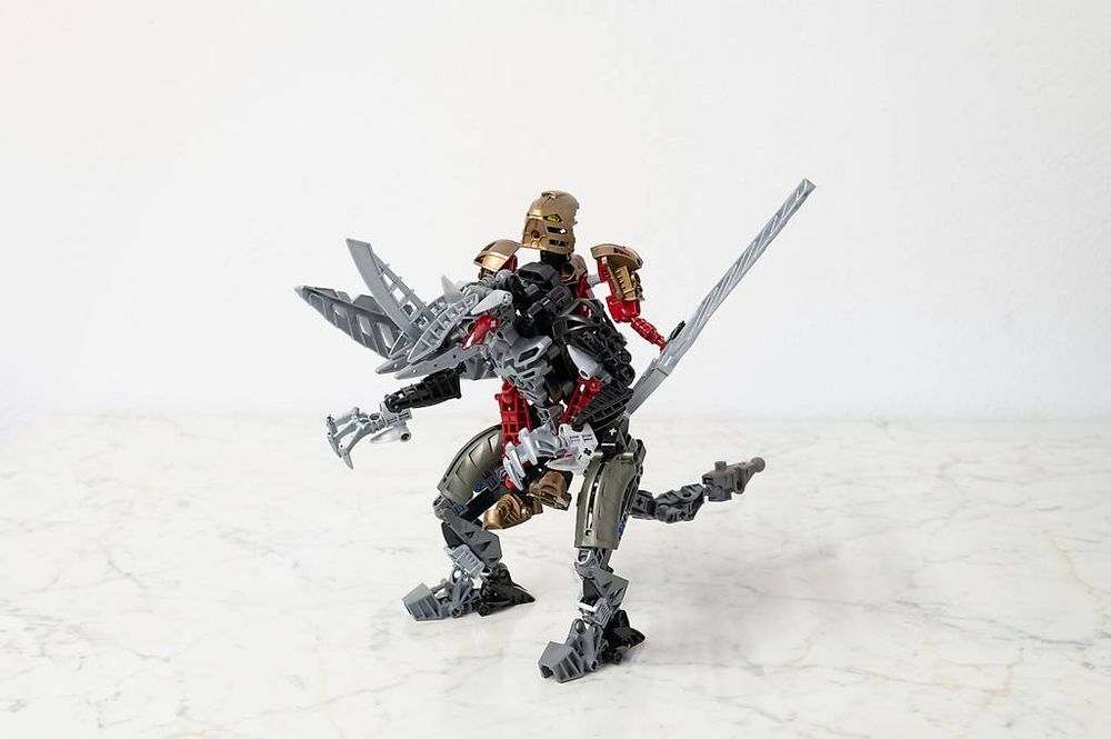 LEGO Bionicle 8811 Toa Lhikan & Kikanalo 2004 (+Manual+Box) (Gebraucht ...