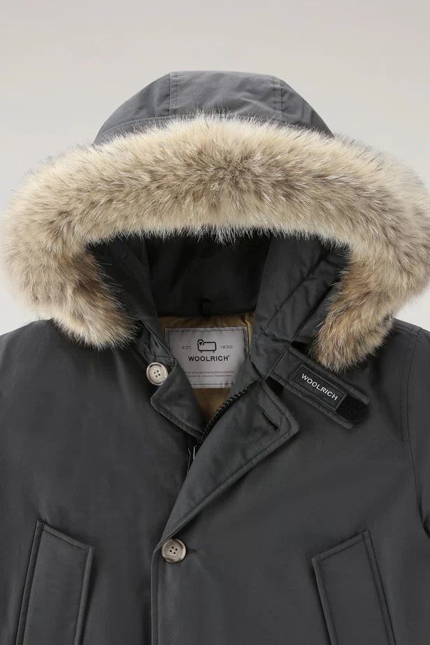 Woolrich Arctic Parka aus Ramar Cloth Grey Shadow (Neu (gemäss ...