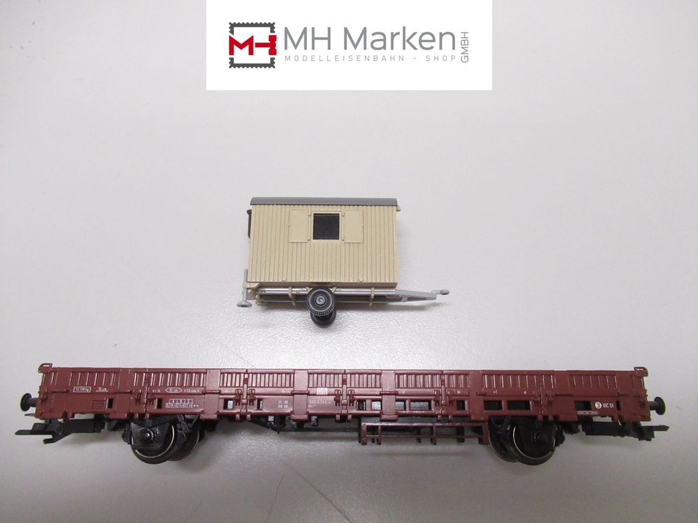 Märklin 00753-17 DB Flachwagen mit Bauwagen als Ladung AC H0 (Gebraucht) in Basel für CHF 25 ...