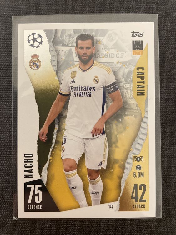 Topps Match Attax Nacho Real Madrid | Kaufen auf Ricardo