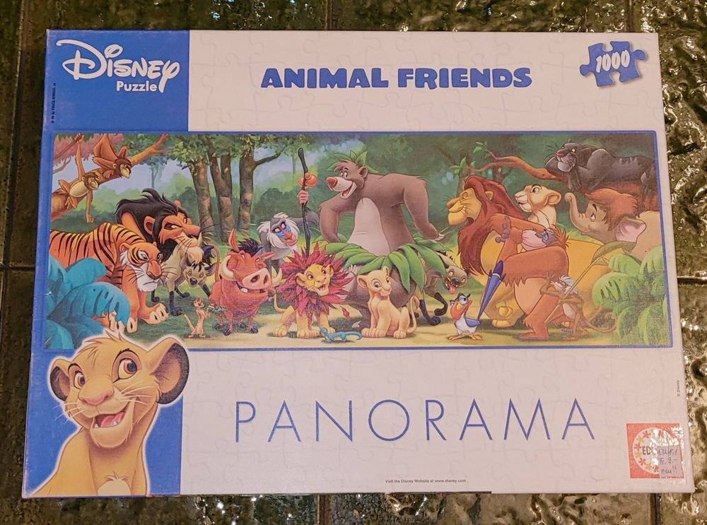 König der Löwen - Panorama Puzzle - Disney - 1000 Teile (Neu (gemäss ...