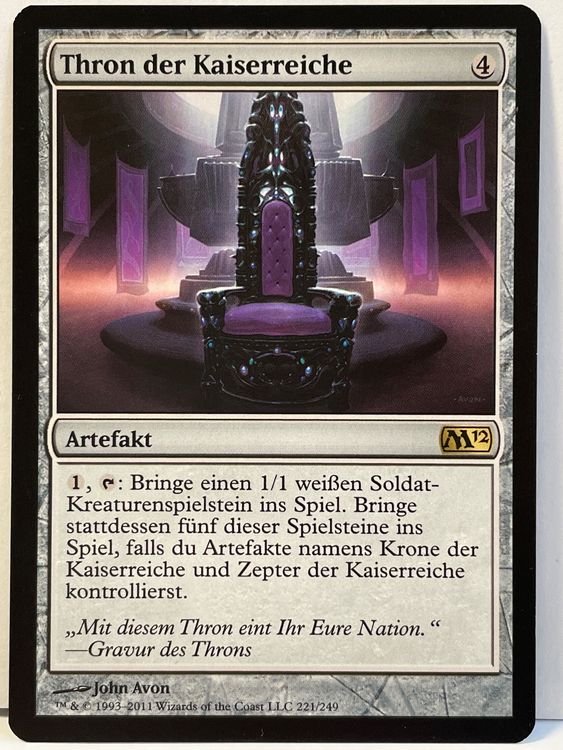Magic The Gathering - Thron der Kaiserreiche (Neu (gemäss Beschreibung ...