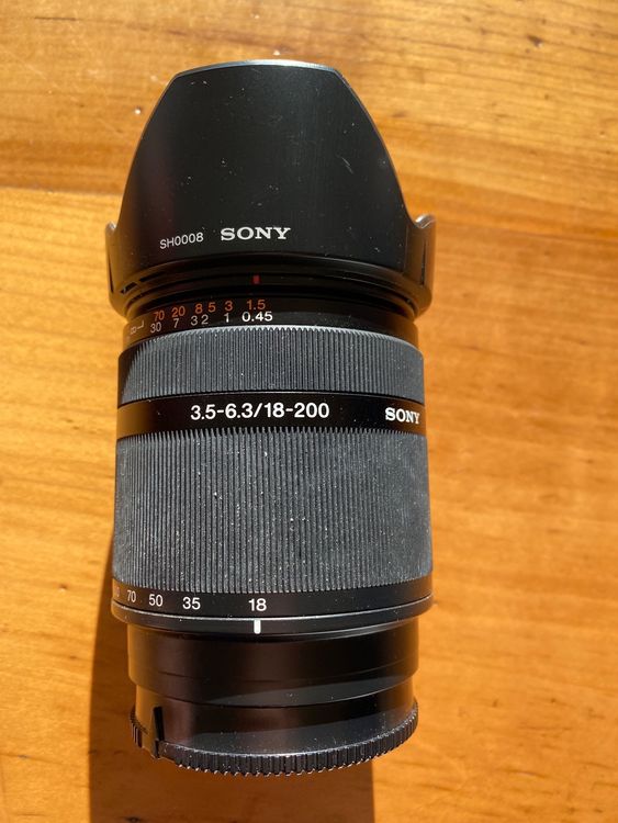 Sony DT 18–200mm F3.5–6.3 mit A-Mount (Gebraucht) in Cham für CHF 150 ...