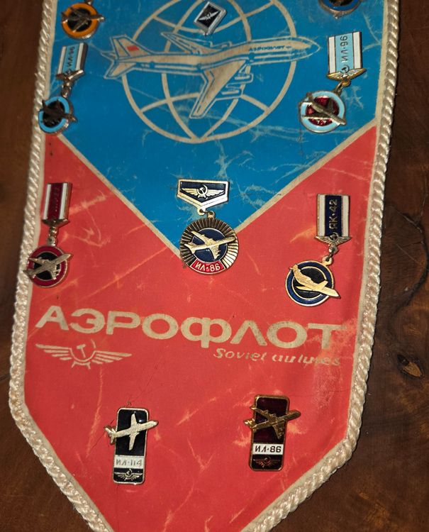 10 pin's "avions divers" Aeroflot époque soviétique (D'occasion) à ...