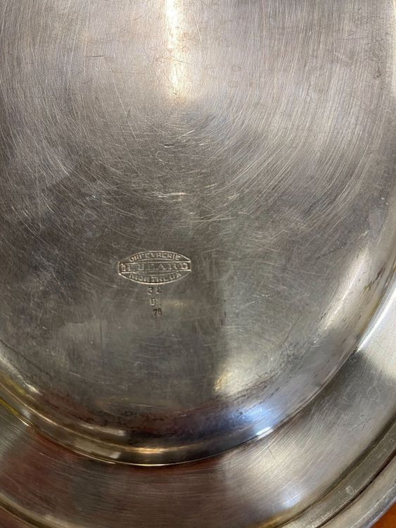 4 Stück Silberplatte H. Beard, Montreux (Gebraucht) in Strengelbach für ...