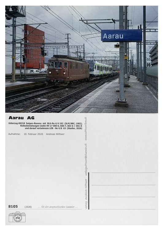 Aarau Bahnhof Bern Bahn BLS Re 4/4 Lausanne Bahn LEB Be 4/8 (Neu (gemäss Beschreibung)) in Bern ...