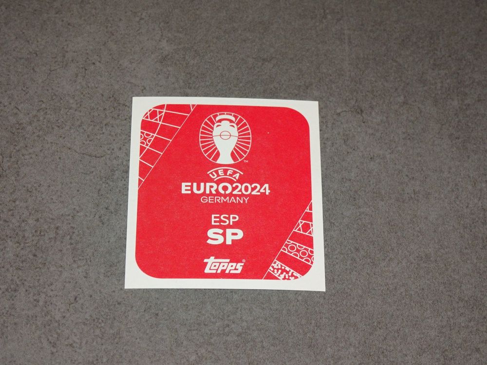 Topps SP Sticker Spain Rodri mit Unterschrift, Euro/ EM 2024 (Neu ...