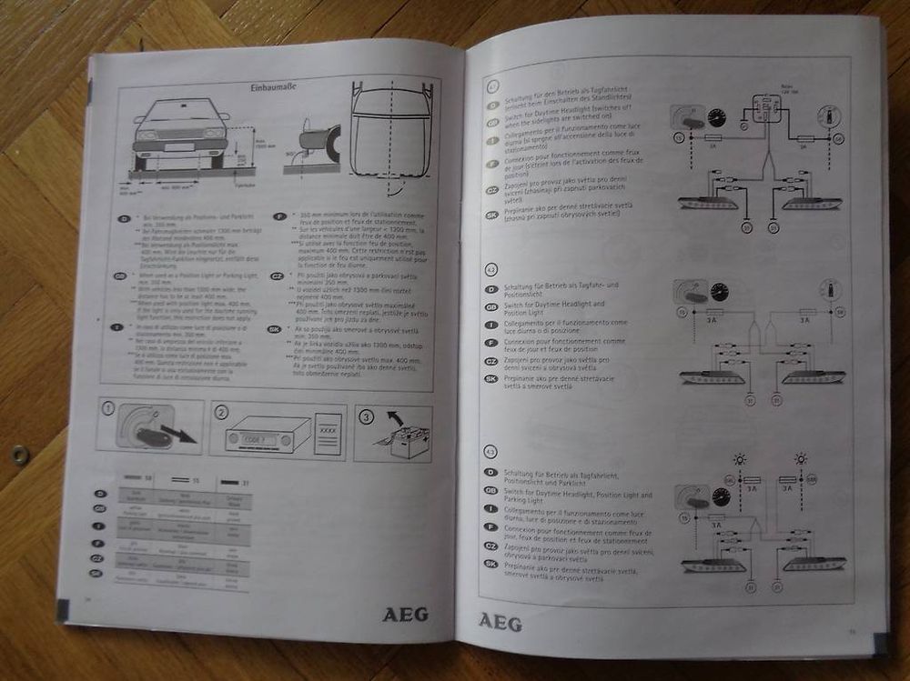 AEG Tagfahrleuchten Set Universal (Gebraucht) in Wattwil für CHF 50 ...