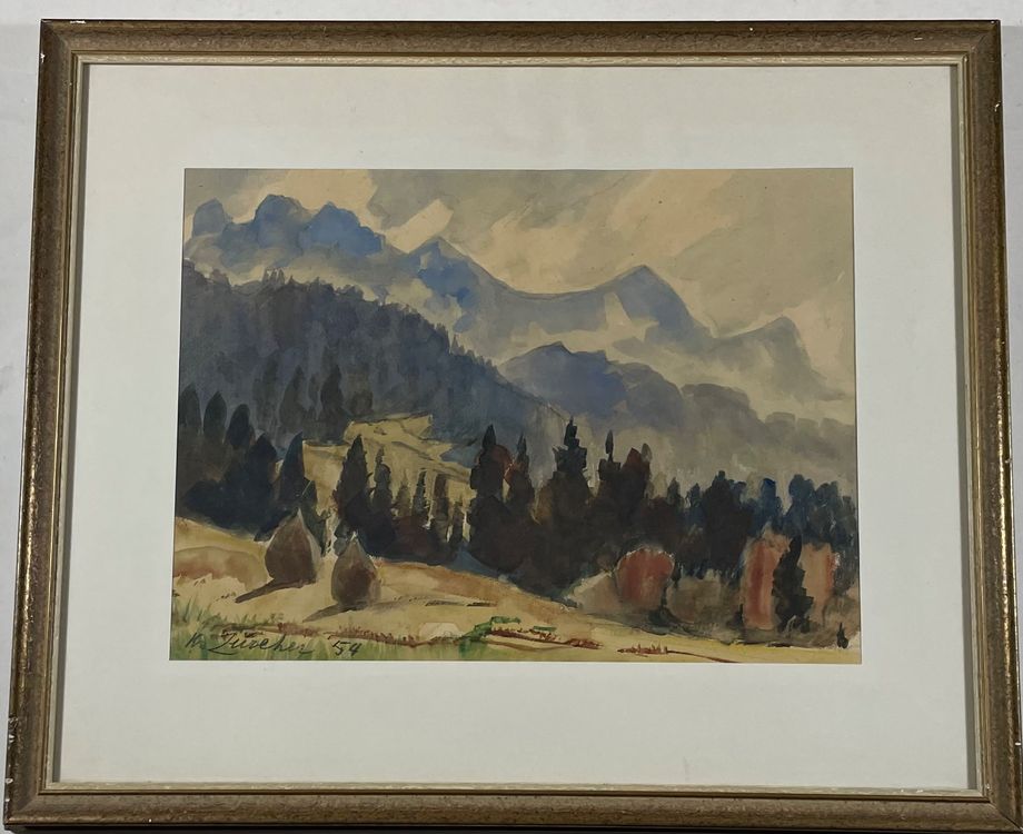Hans Zürcher (1880-1958) Aquarell | Kaufen auf Ricardo